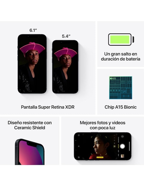 Apple iPhone 13 6.1 pulgadas Super Retina XDR 5