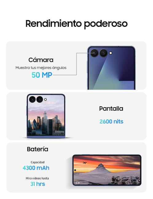 Samsung Galaxy Z Flip 7 Dynamic AMOLED 2X 6.9 pulgadas 10