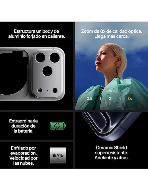 Apple iPhone 17 Pro Max 6.9 pulgadas Super Retina XDR 6
