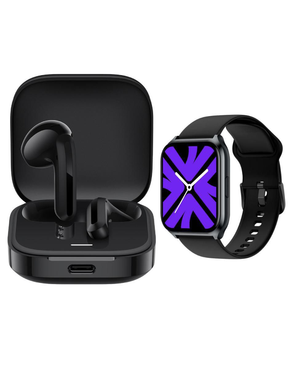 Nelo: Smartwatch Filwans GTS minii azul + Xiaomi redmi buds 6 active